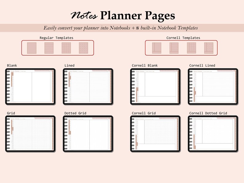 2023 Digital Planner Landscape Planner Essential Digital - Etsy
