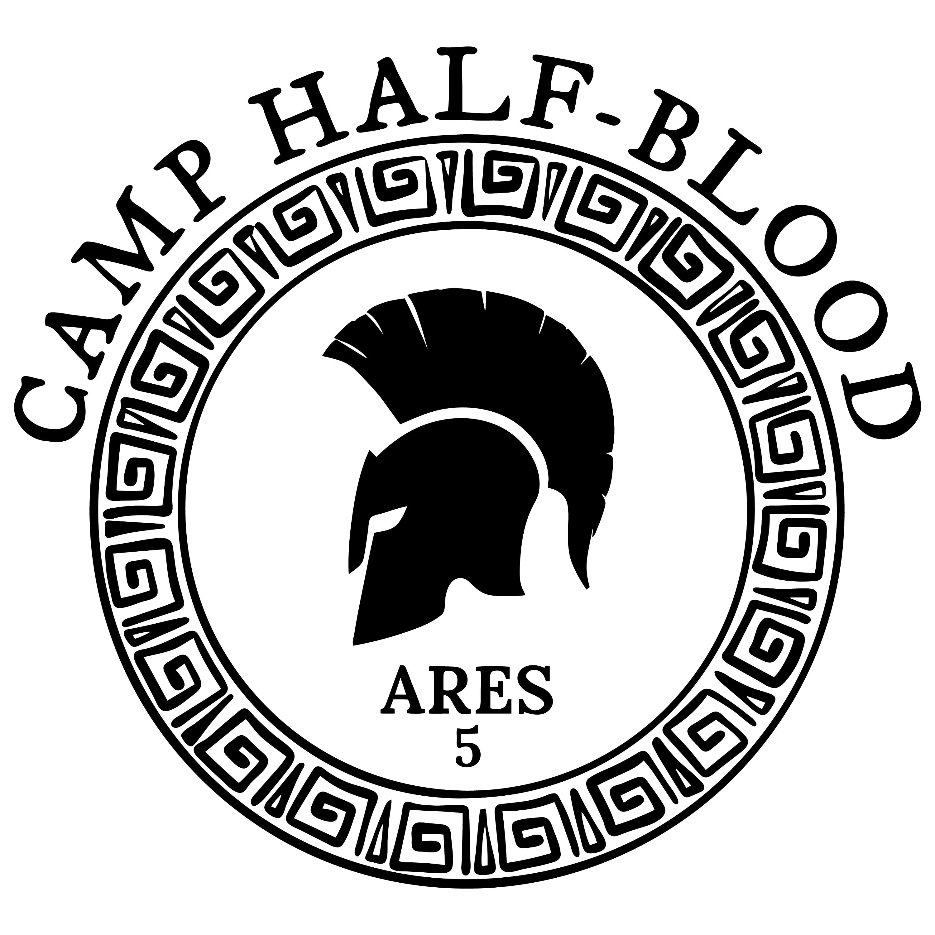Camp Half-blood Ares Logo Percy Jackson Ares Svg Sticker Ares Png PNG ...