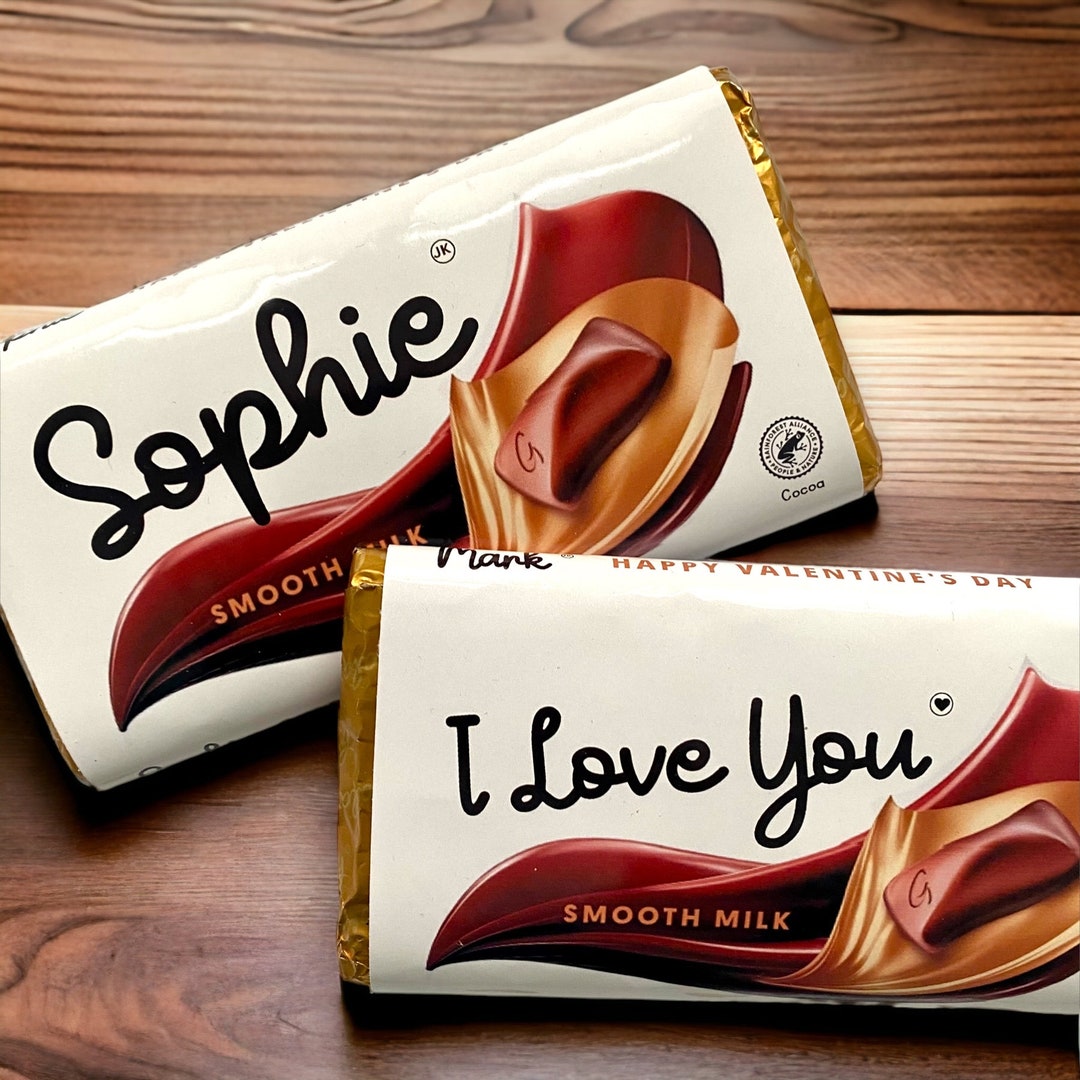 Personalised Galaxy Bar Wrapper - Wrapper Only - Etsy UK