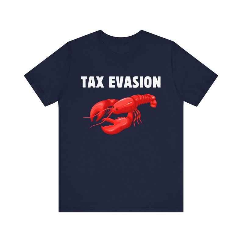 Funny Meme Tshirt, Tax Evasion Lobster, Silly Tshirt, Cringe Shirt ...