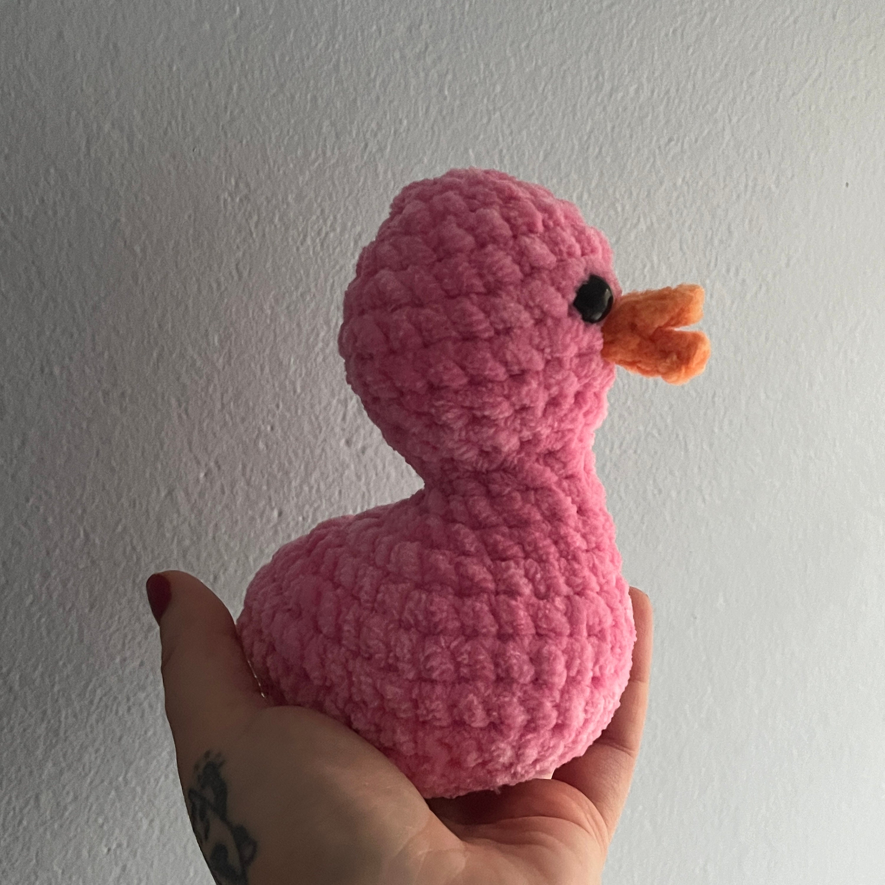 Rubber Ducky Crocheted Stuffie, Stuffed Animal Plush Duck Toy - Etsy