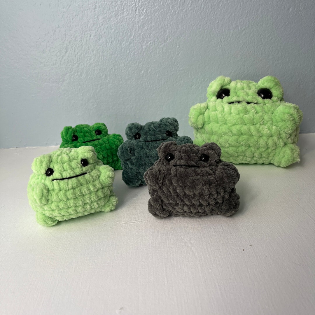 Toad, Stuffed Animals, Plush Crocheted Handmade Toy Frog - Etsy
