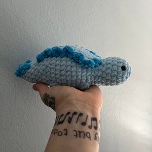 Dino Crocheted Stuffie, Stuffed Animal Plush Dinosaur Toy - Etsy