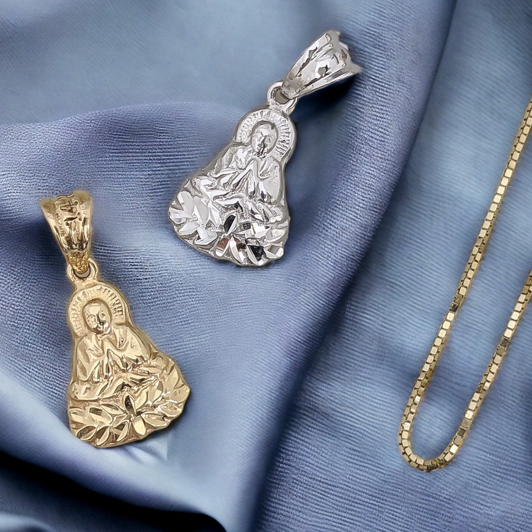 14k Solid Gold Buddha Necklace, Small Minimalistic Buddha Pendant ...