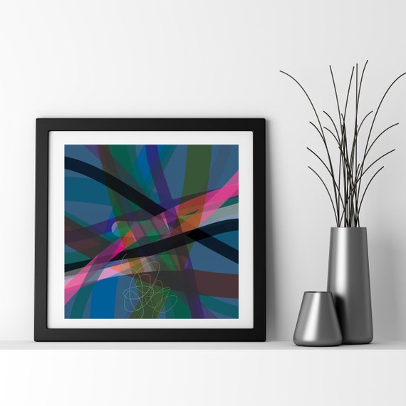 Global Design Printable Art Digital Print Abstract Line | Etsy