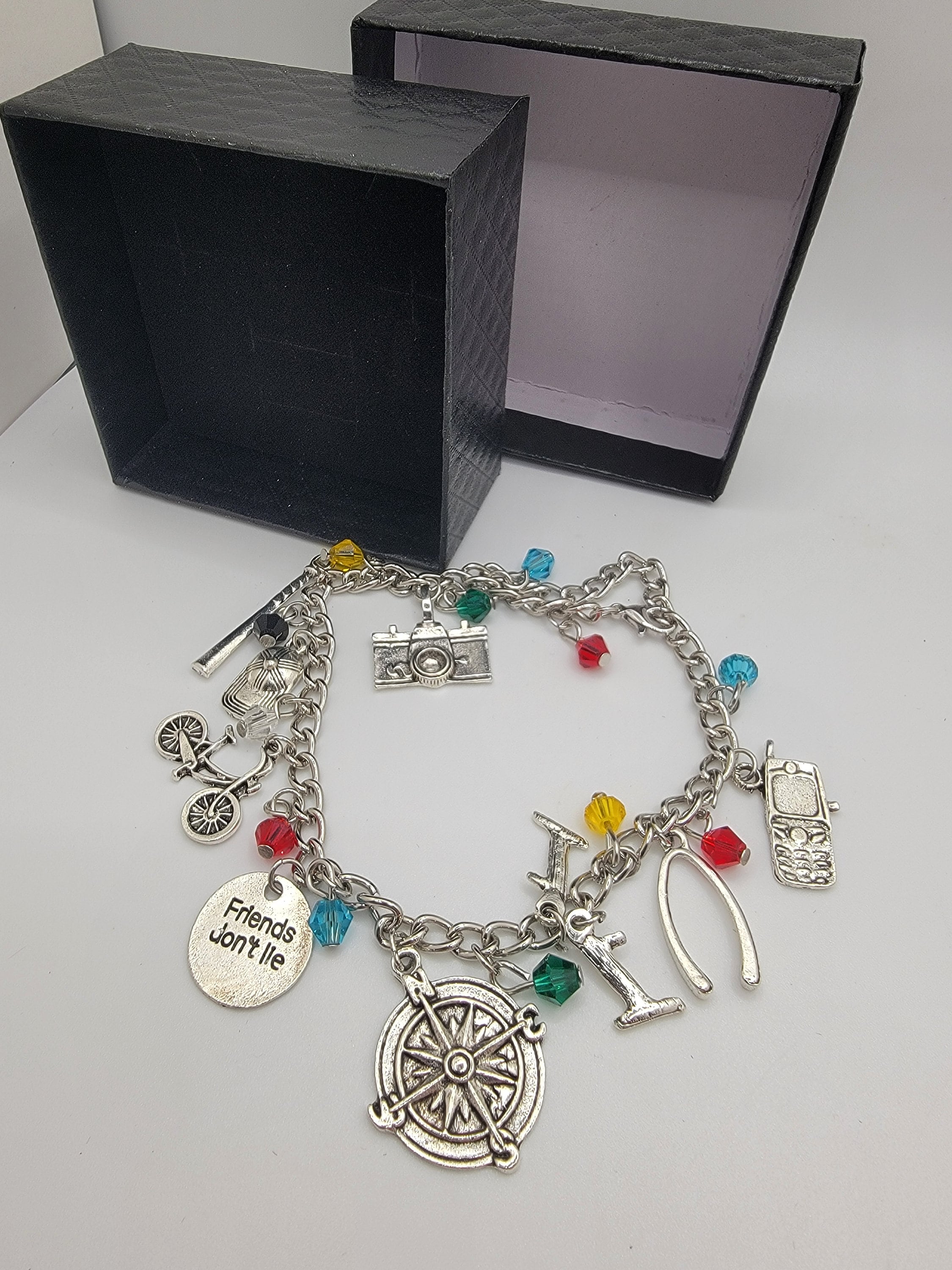Stranger Things Eleven Charm Bracelet Demogorgan Christmas Gift - Etsy