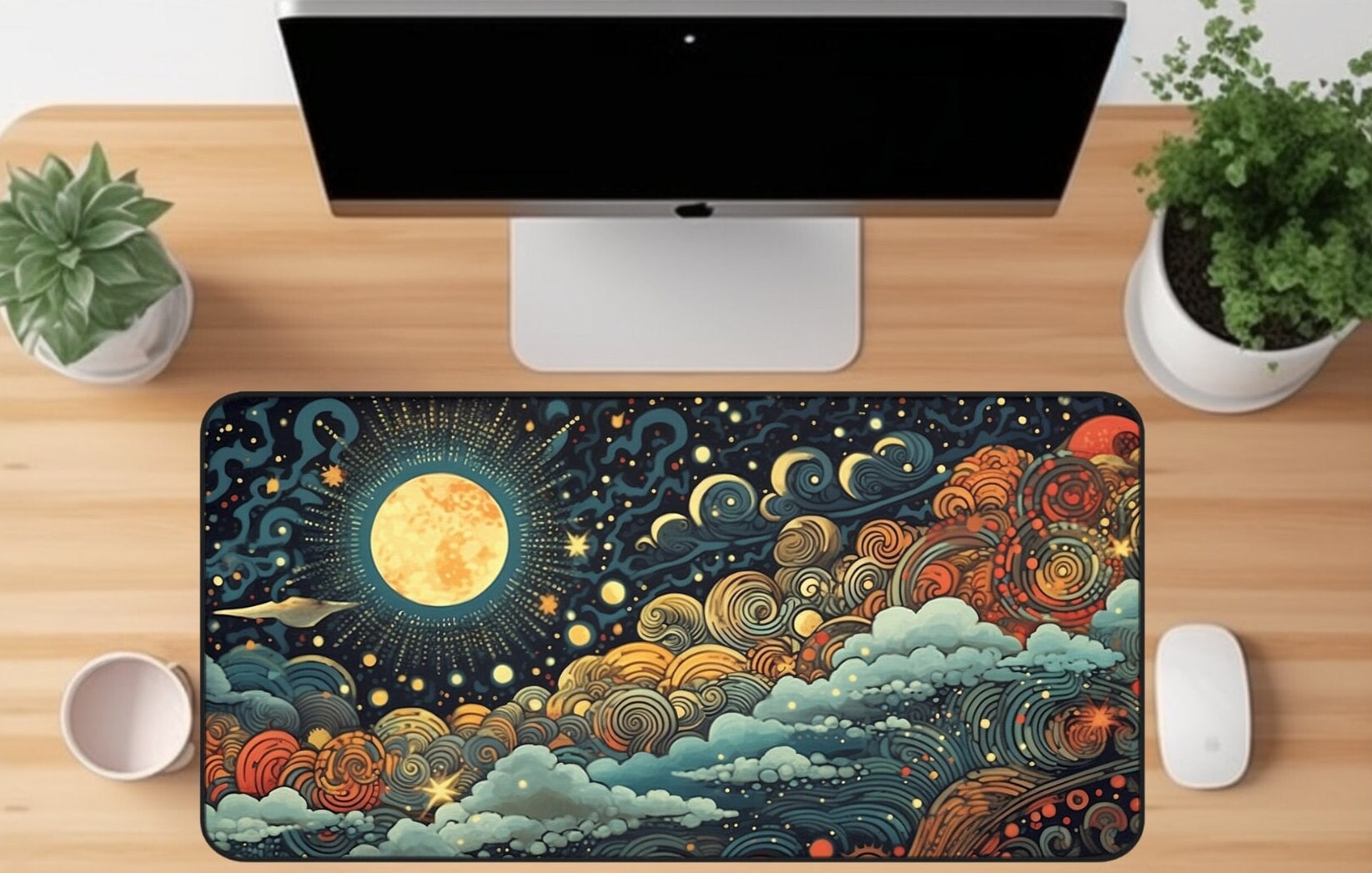 Celestial Large Gaming Mousepad Xxl Mousepad Cool Mouse Pad - Etsy