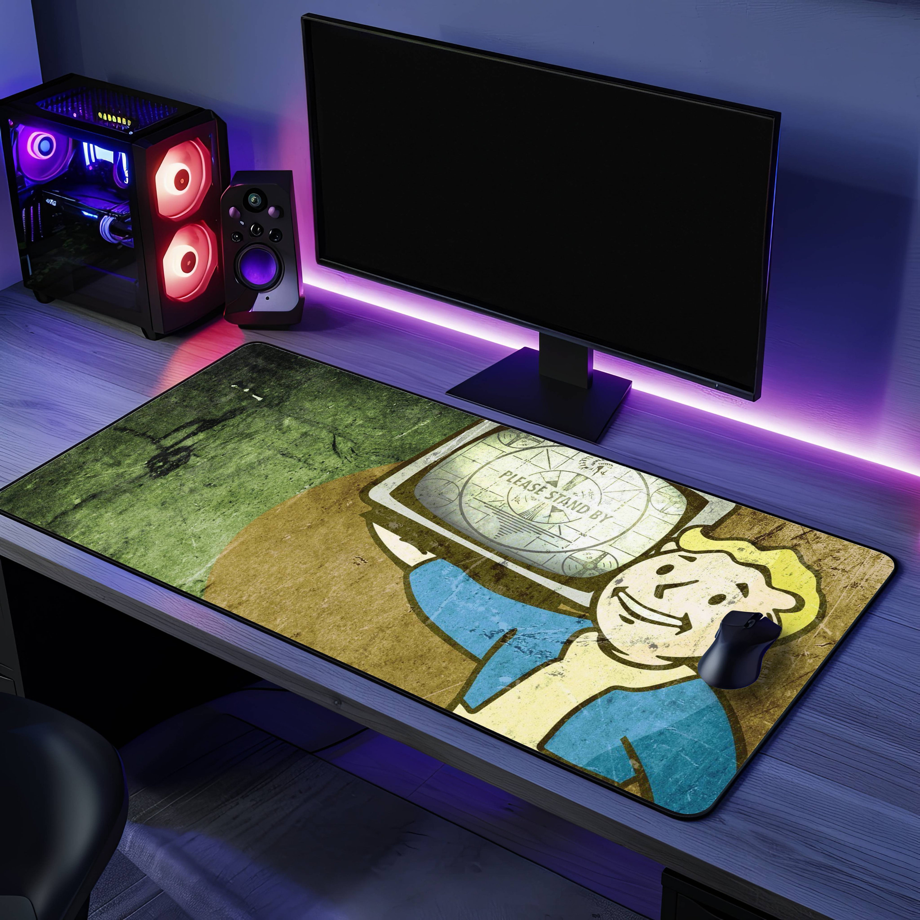 Large Fallout Desk Mat Mouse Pad - Etsy