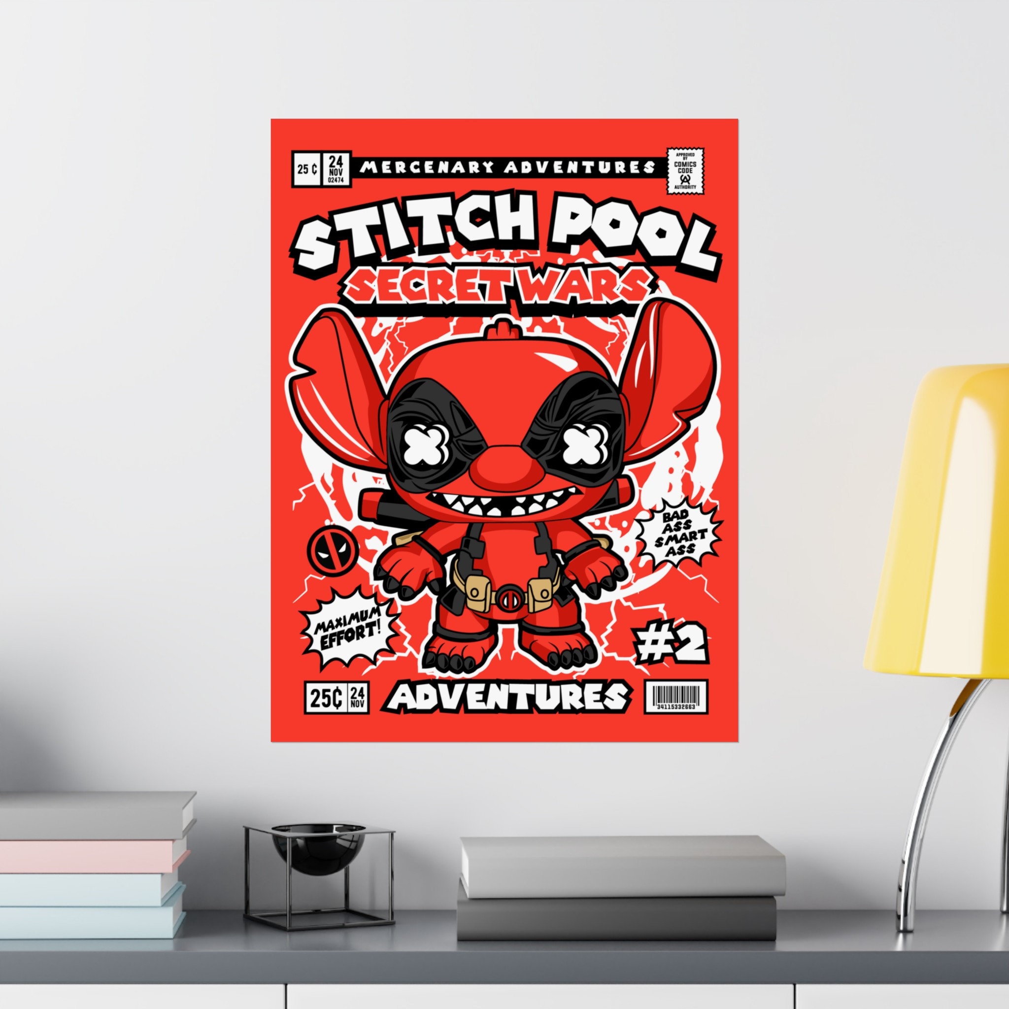 Stitch Pool Funko Pop Poster - Etsy