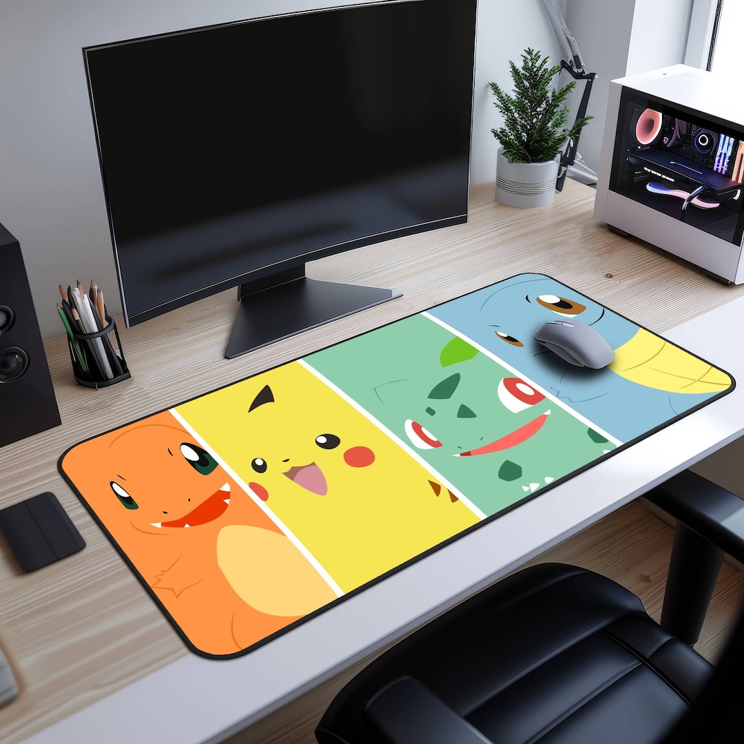 Pokémon Desk Mat Mouse Pad Tcg Playmat - Etsy