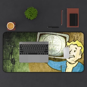 Large Fallout Desk Mat Mouse Pad - Etsy