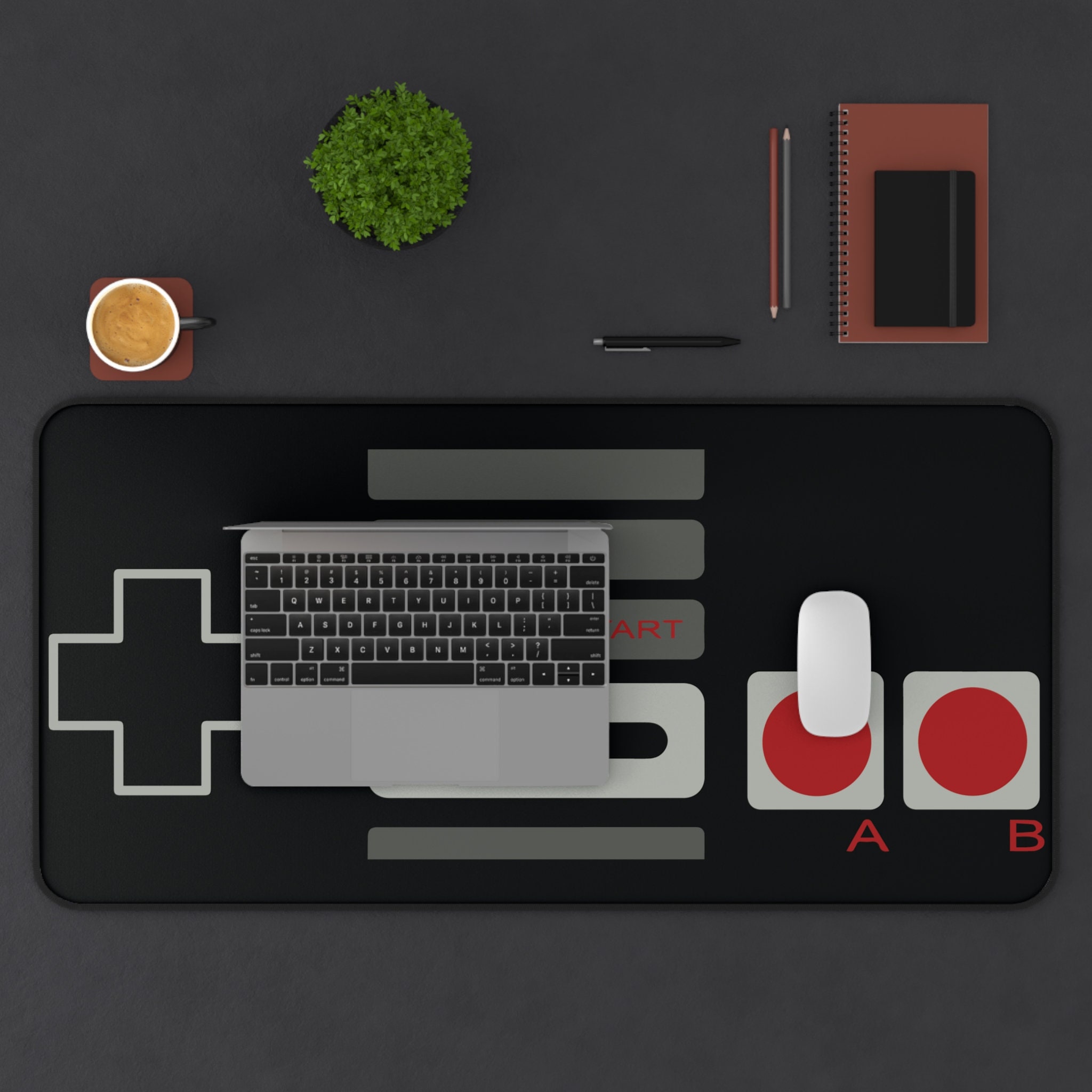 Large NES Controller Mouse Pad, Xxl Mousepad, Cool Mouse Pad, Extra ...