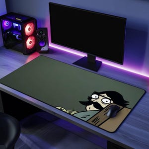 Large Funny Meme Desk Mat Mouse Pad Playmat - Etsy