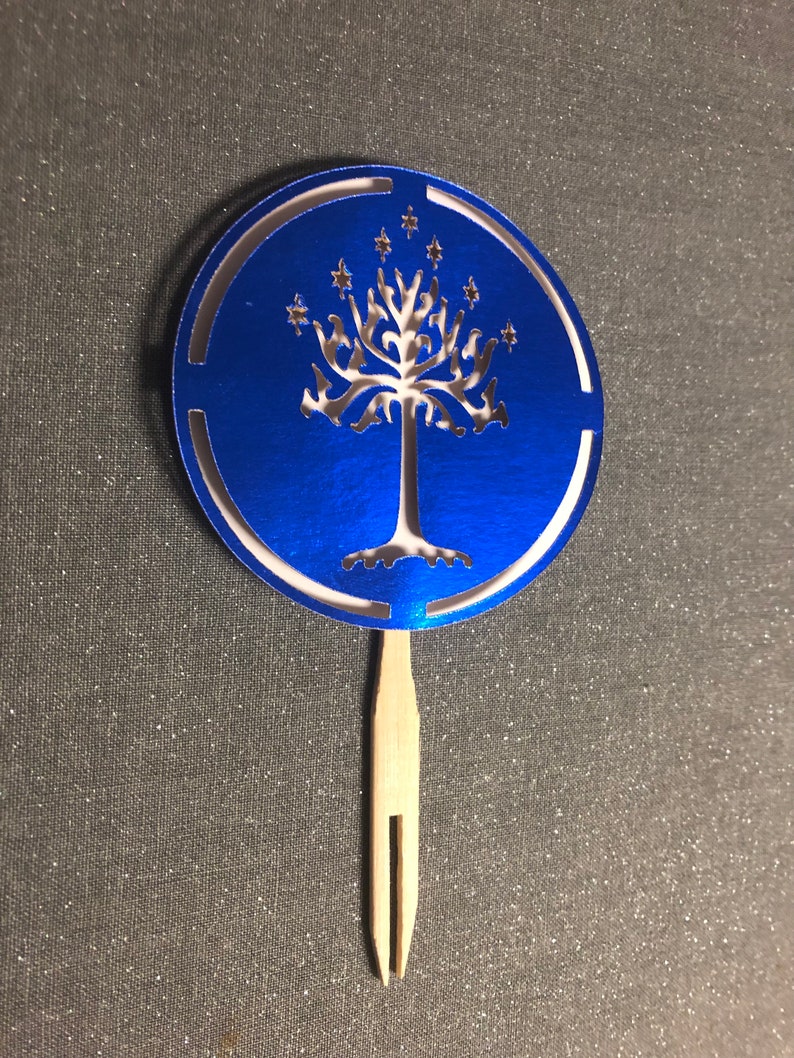 Lotr Themed Cupcake Topper/cake Toppers/ Lotr Party - Etsy