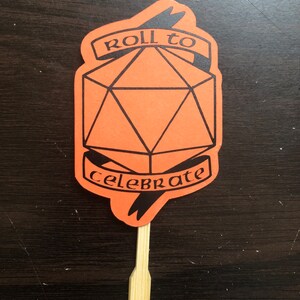 Dungeons and Dragons Cupcake Toppers/ D&D Cake Decor/party Decor/dnd ...