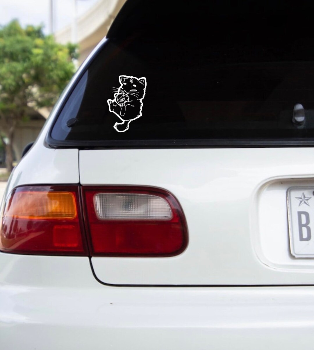 Cat D20 Decal / Clickity Clackity I Roll to Attackity / D20 Decal / Cat ...