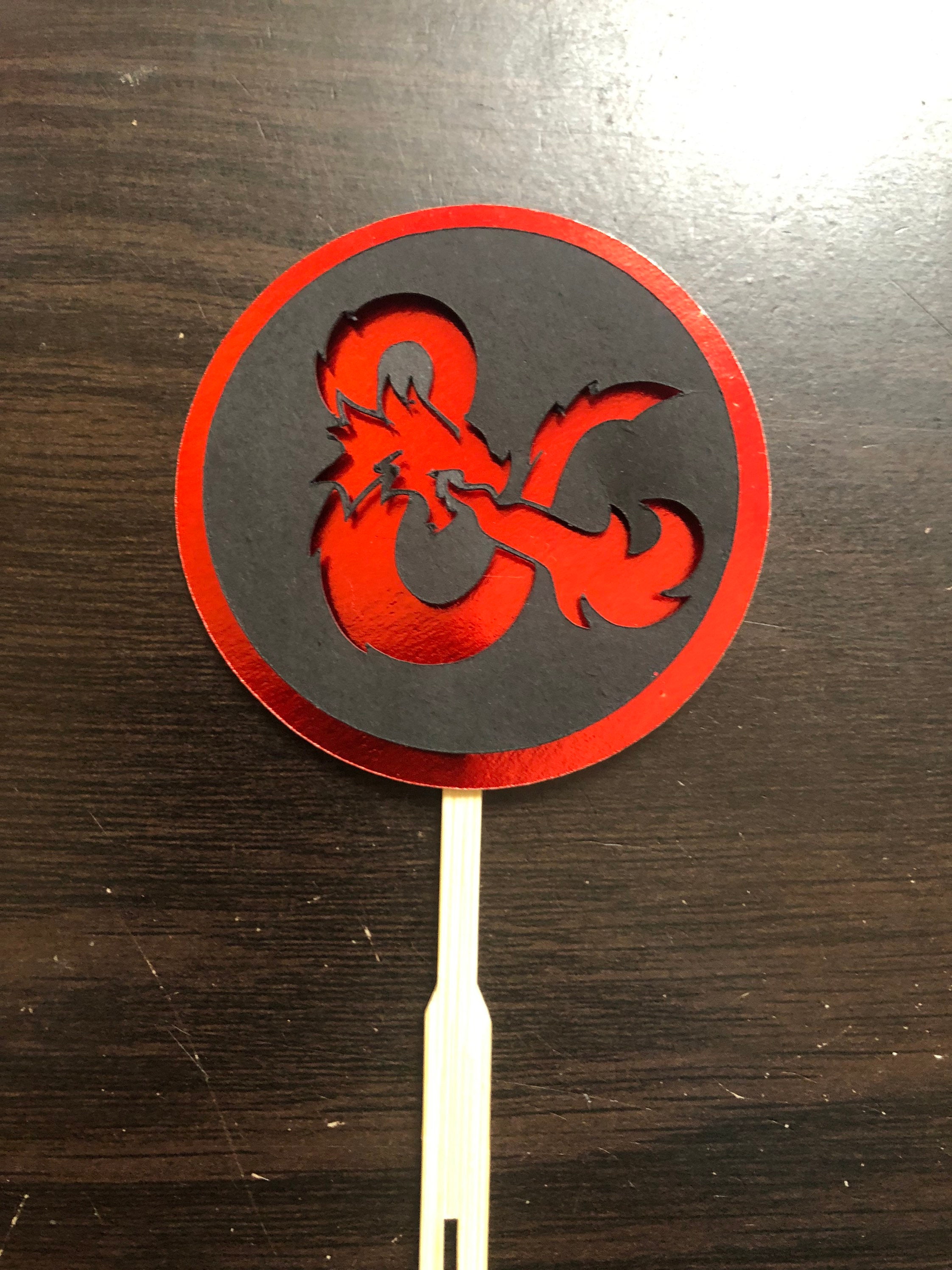 Dungeons and Dragons Cupcake Toppers/ D&D Cake Decor/party Decor/dnd ...