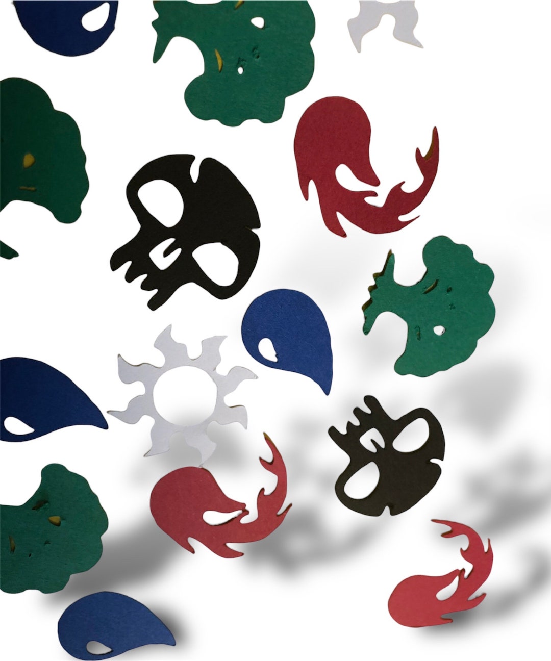 MTG Mana Symbol Confetti / Magic the Gathering / Party Decor / Geeky ...