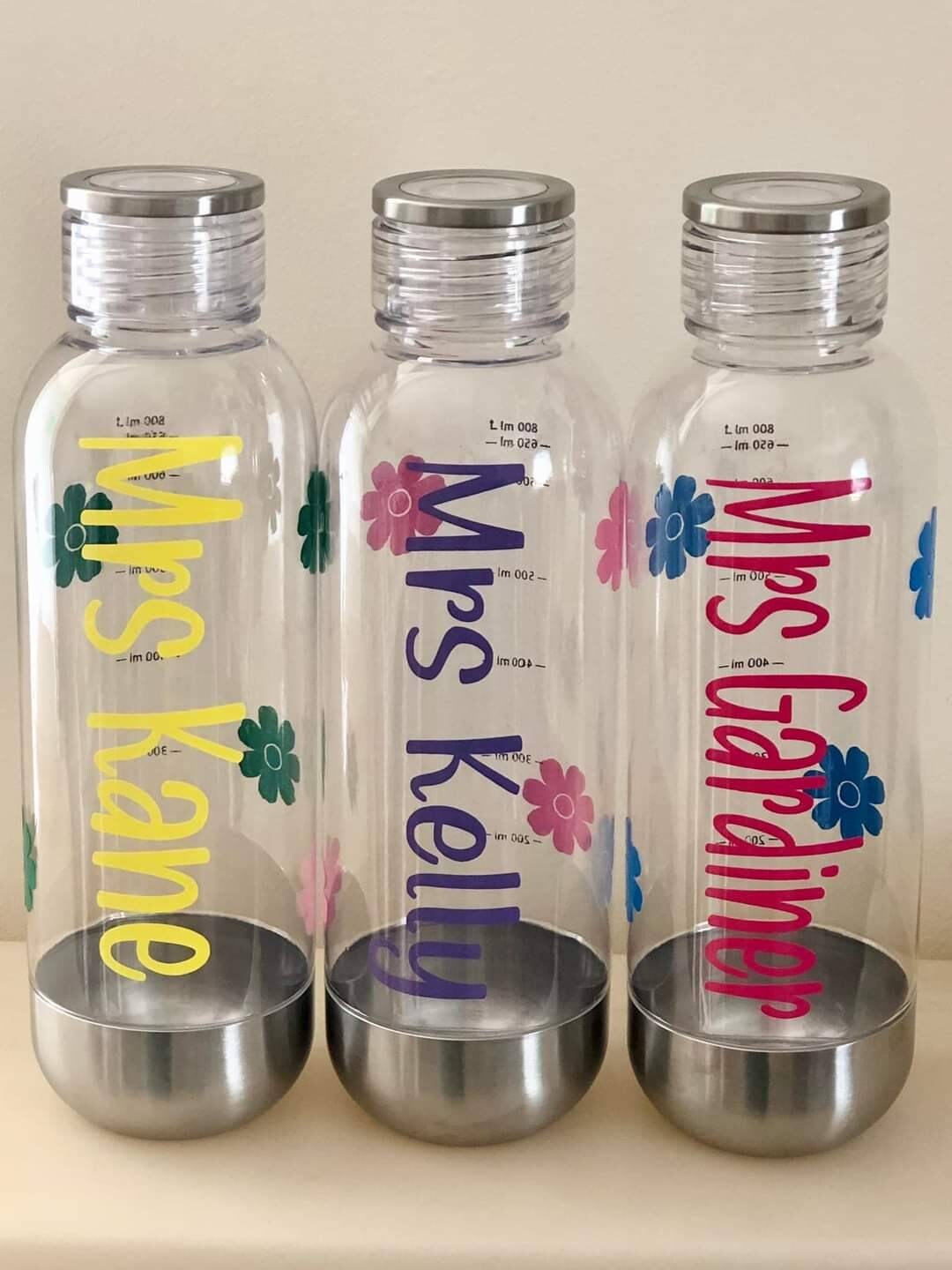 Personalised Water Bottles Teacher Gifts Back to School - Etsy UK