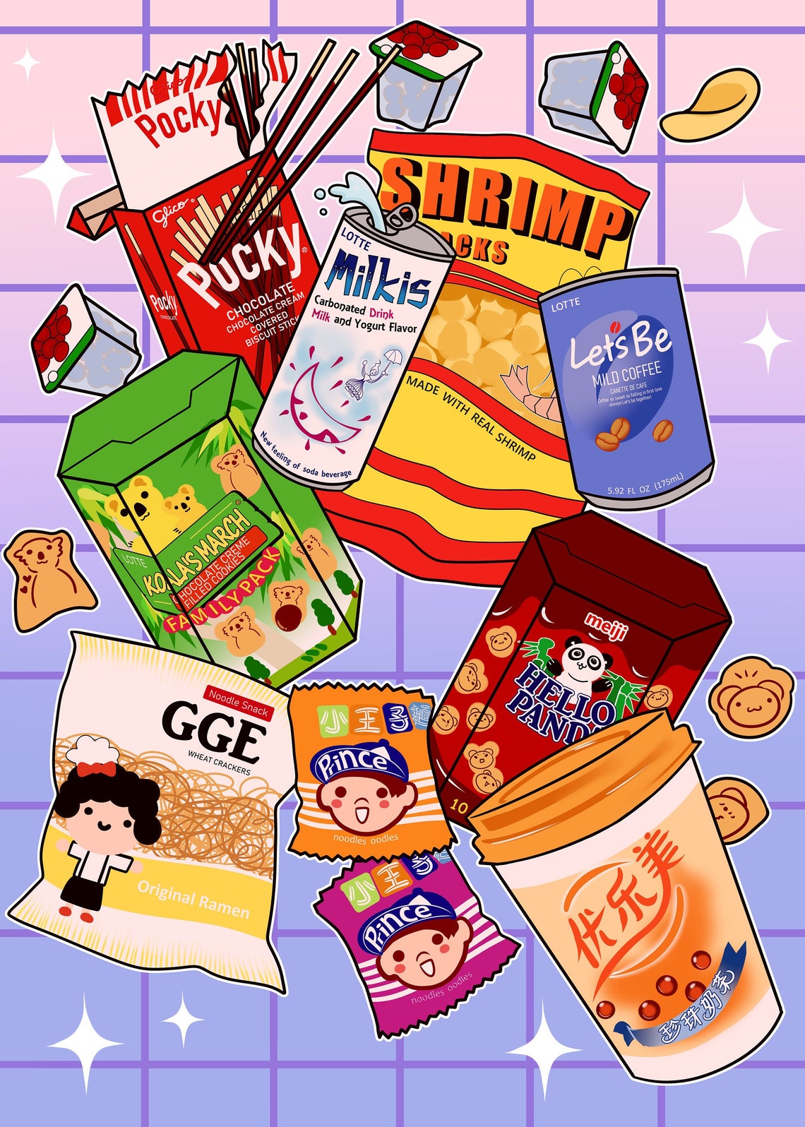 Asian Snacks - Etsy