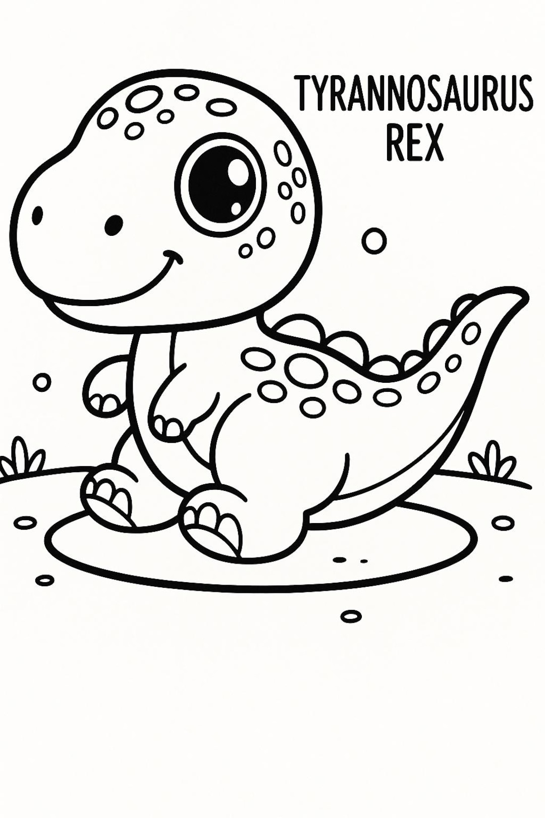 Dinosaur Coloring Pages: Fun Dino Activity for Kids (PDF) - Etsy