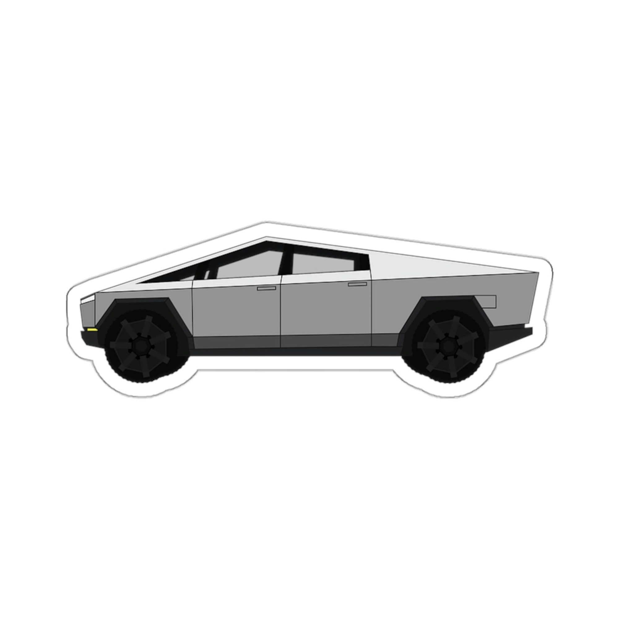 Elon Musk Tesla Cartoon Funny Sticker Daddy White Sustainable Sexy ...