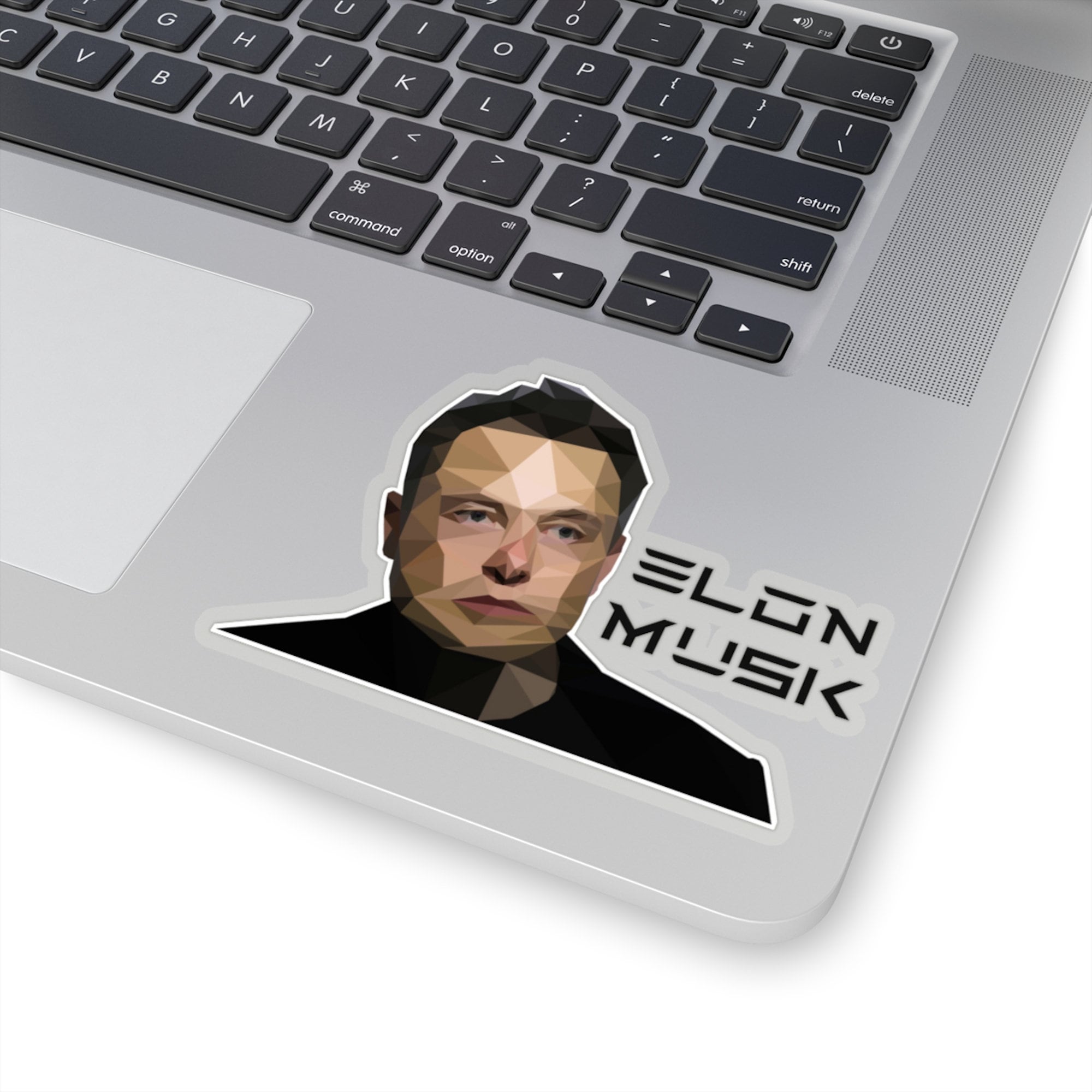 Elon Musk Tesla Cartoon Funny Sticker Cute White Sustainable Sexy Model ...