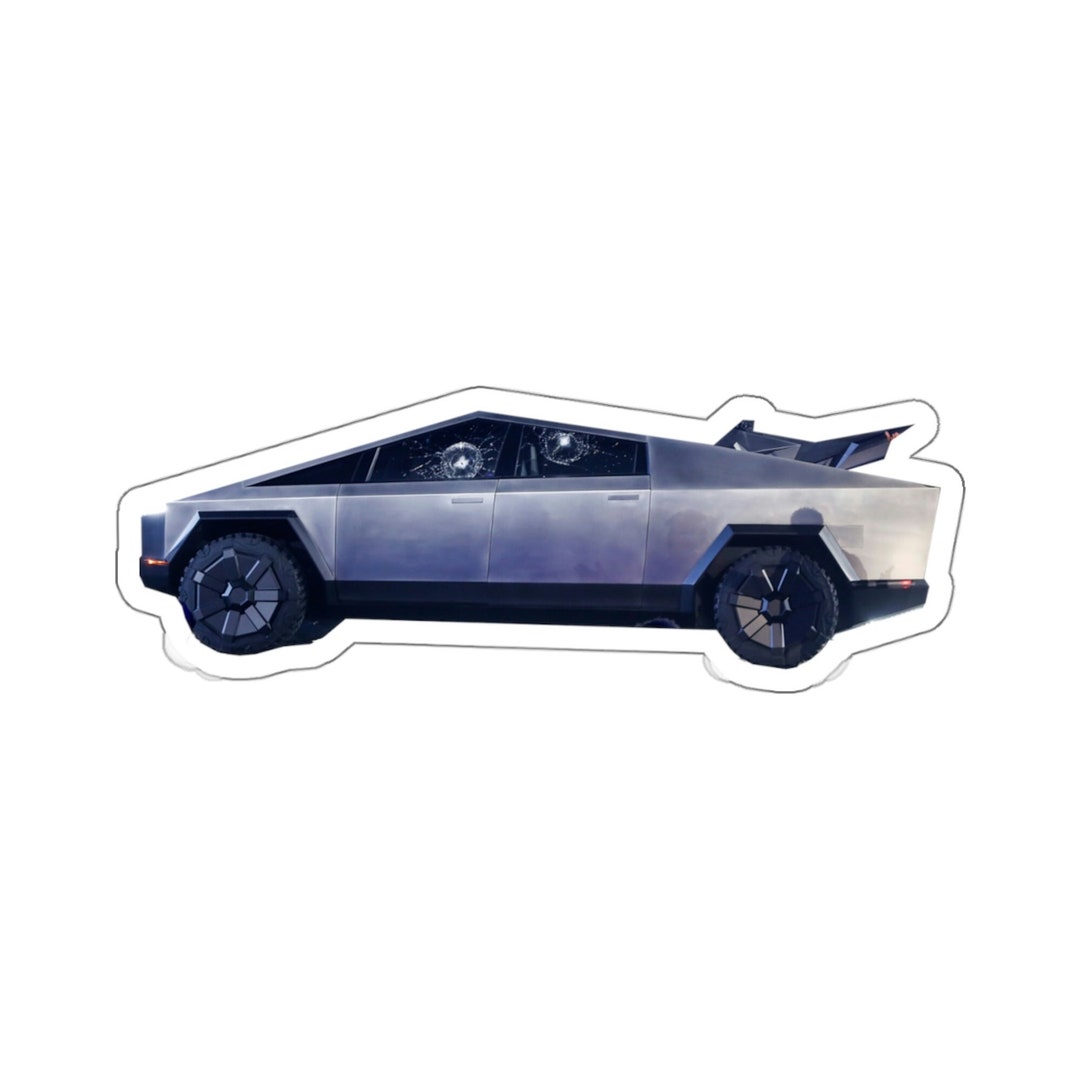 Elon Musk Tesla Cartoon Funny Sticker Cute White Sustainable Sexy Model ...