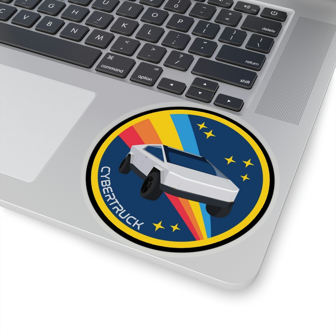 Elon Musk Tesla Cartoon Funny Sticker Daddy White Sustainable Sexy ...