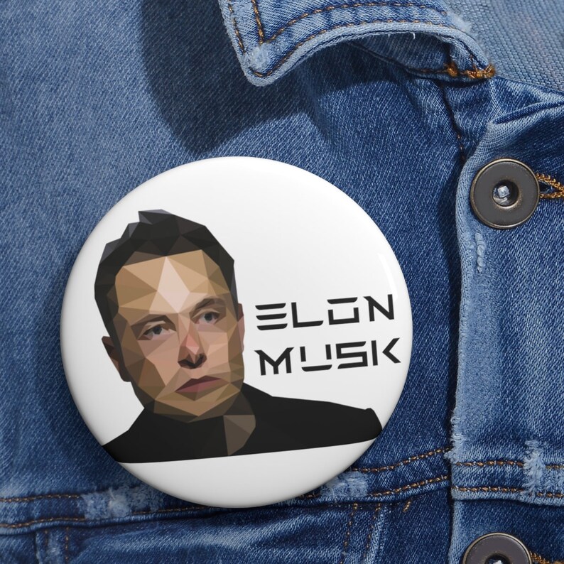 Elon Musk Tesla Cartoon Funny Sticker Tsla White High 420 Black Spacex ...