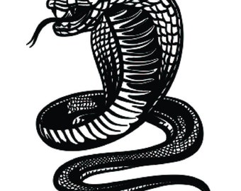 Cobra Vinyl Decal - Etsy