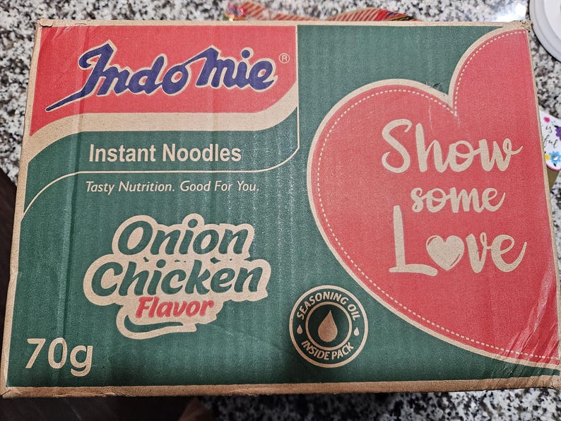 40 Pack Indomie Instant Noodles Onion Chicken Flavor - Etsy