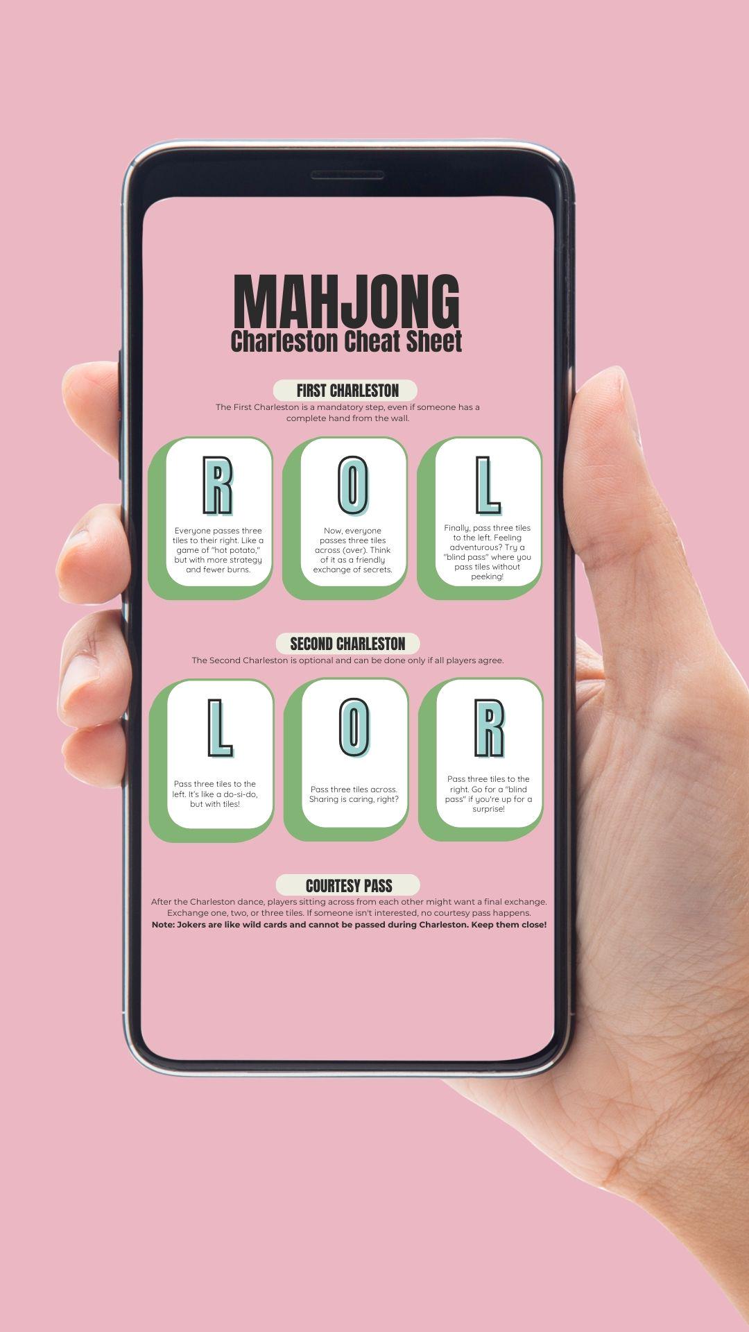 Mahjong Lesson Instant Download | Mahjong Digital Download | Mahjong ...