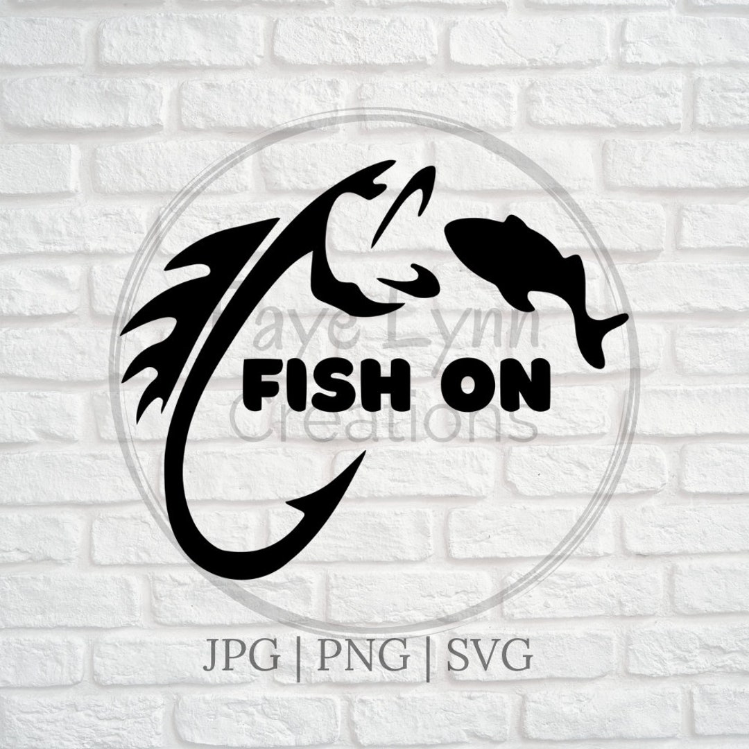 Fish on JPG, PNG, SVG Files Vinyl Cut File, Sublimation, Printable ...
