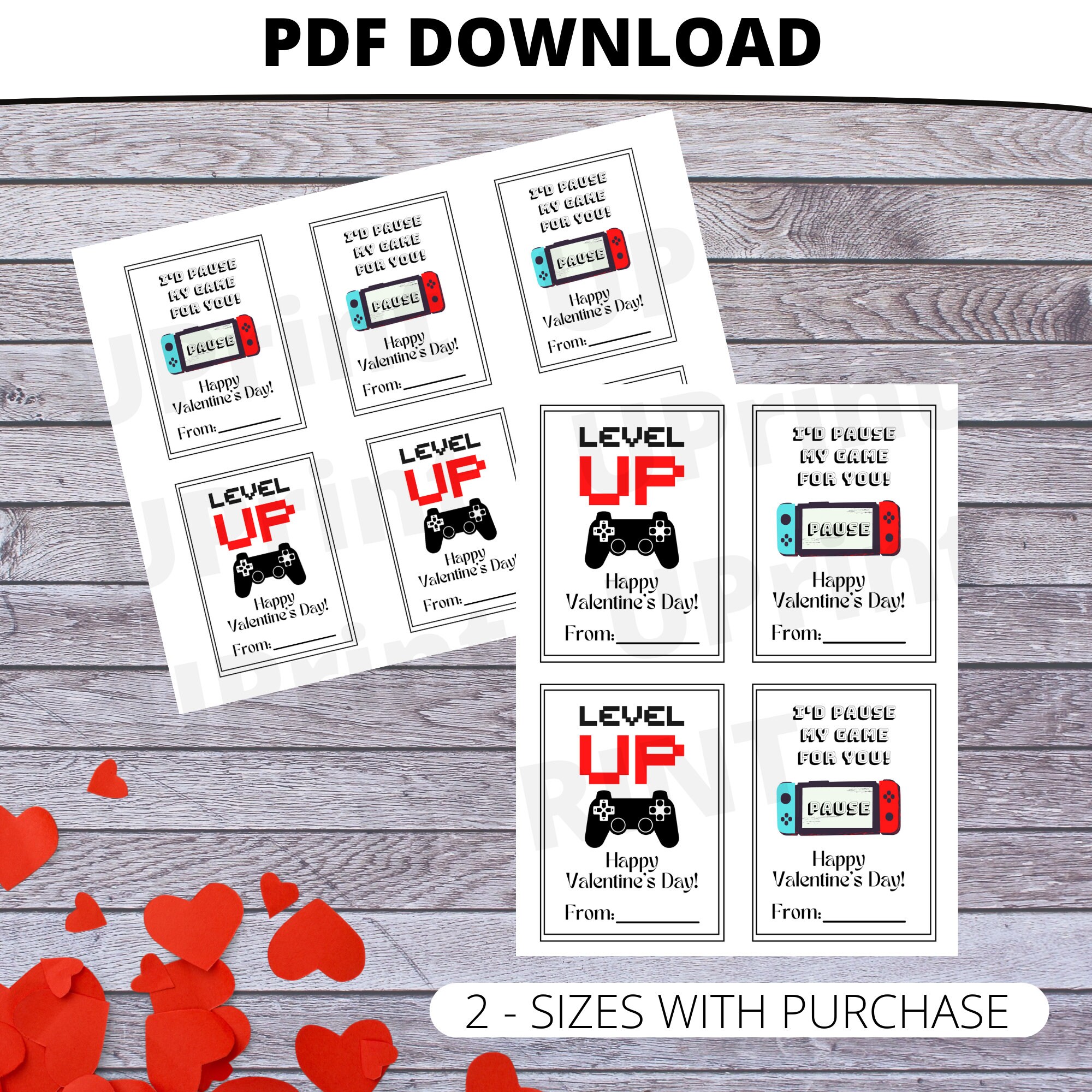 Gamer Valentine Card Video Gamer Valentine Valentine's Day Cards for ...