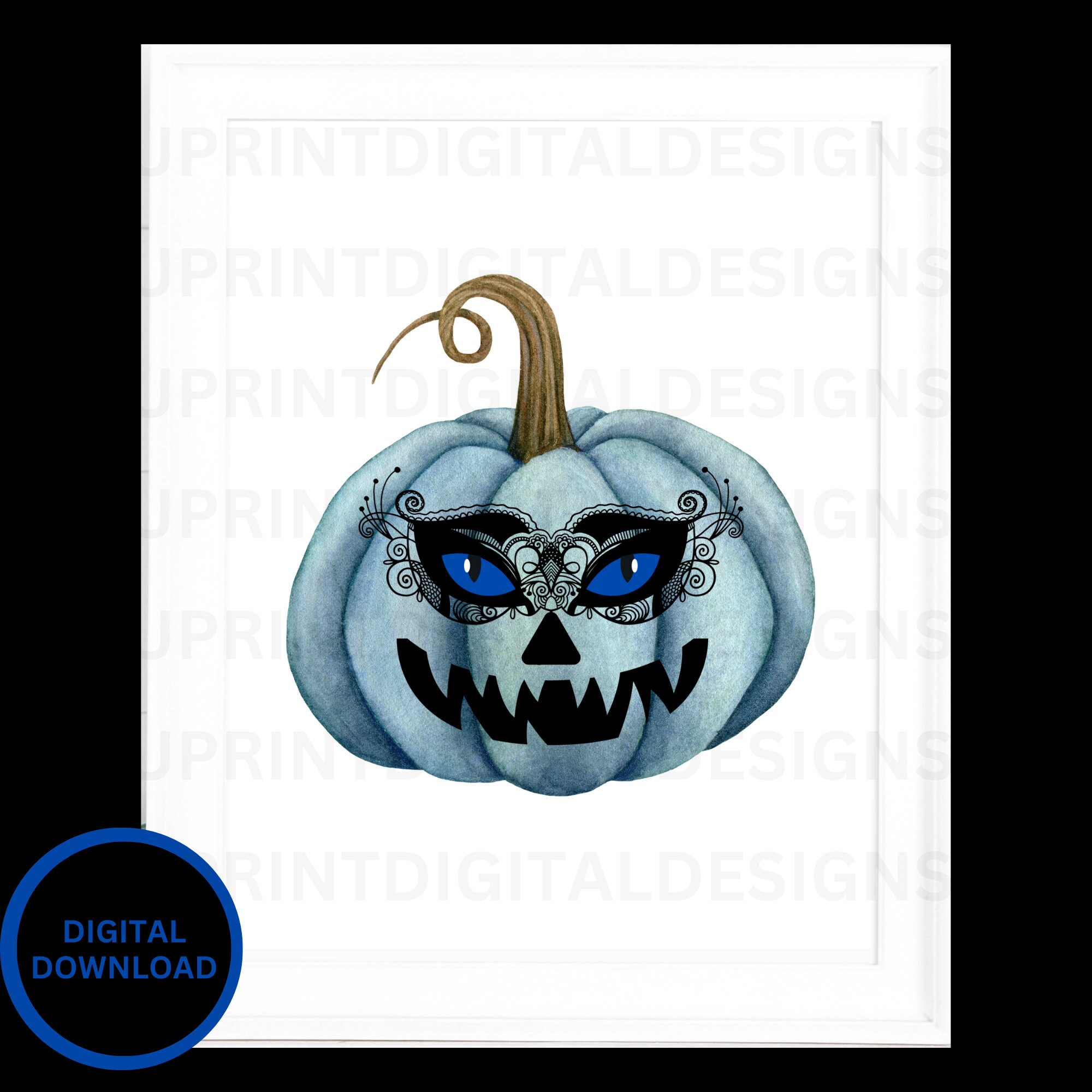 Halloween Digital Printable halloween Pumpkin Art Jack O - Etsy