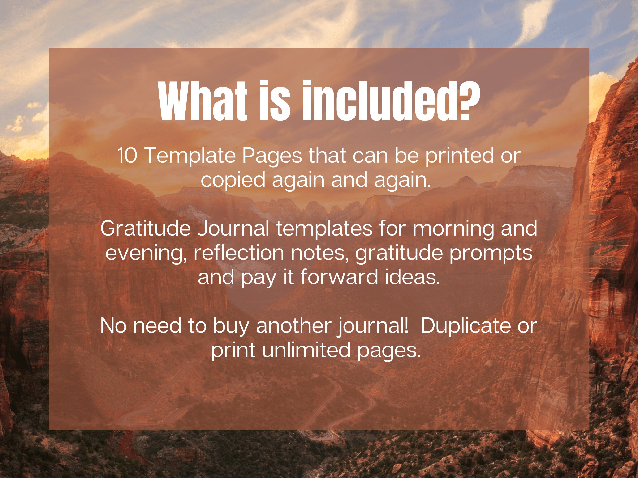 Digital Gratitude Journal, 5 Minute Journal Digital, Self Reflection ...