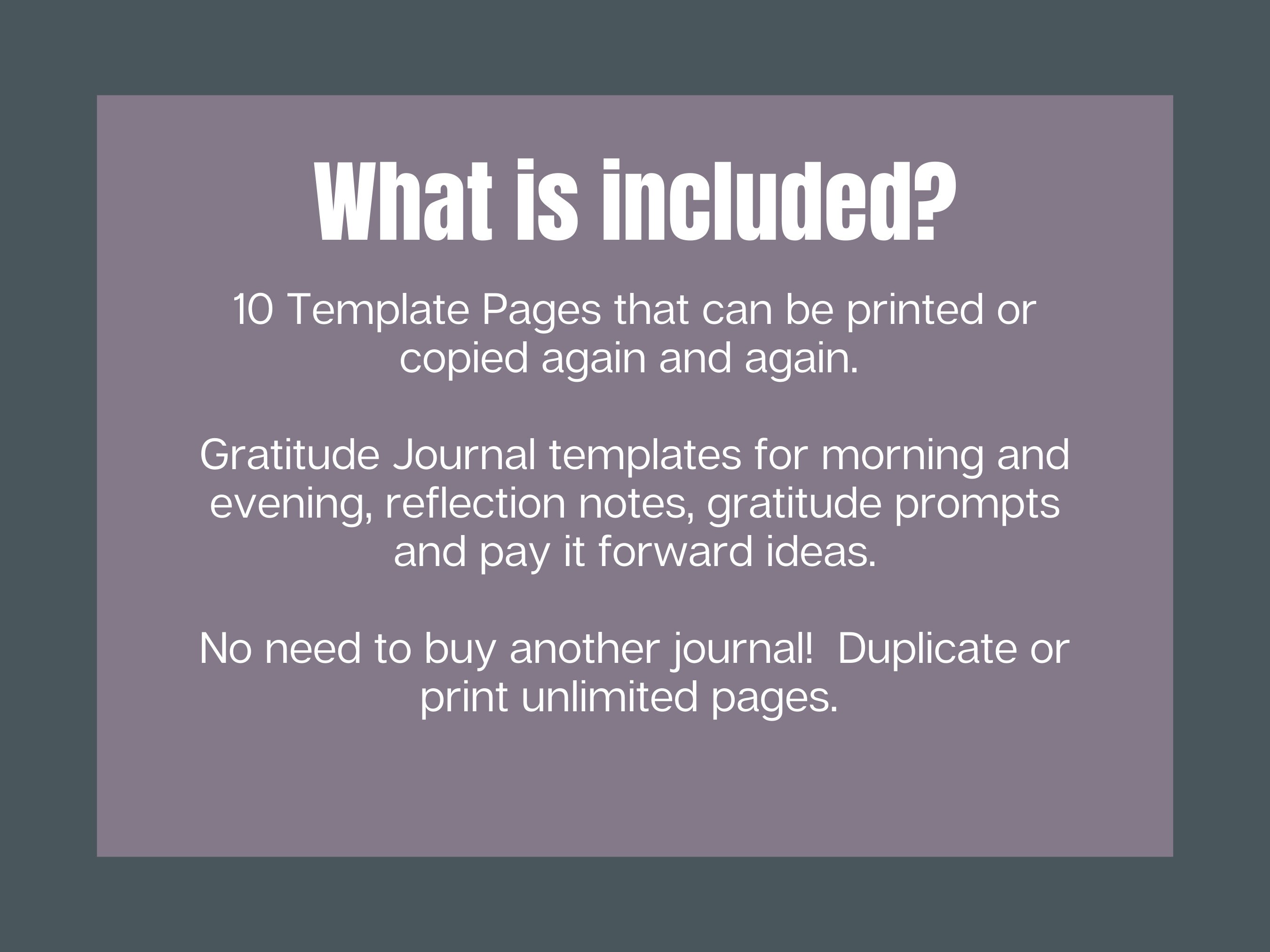 Digital Gratitude Journal, 5 Minute Journal Digital, Self Reflection ...