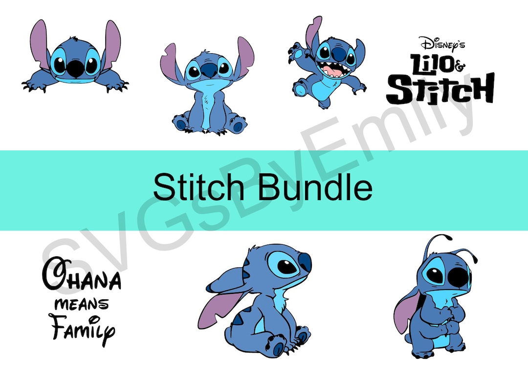 Layered SVG Bundle - STITCH - Perfect for Cricut - Etsy Australia