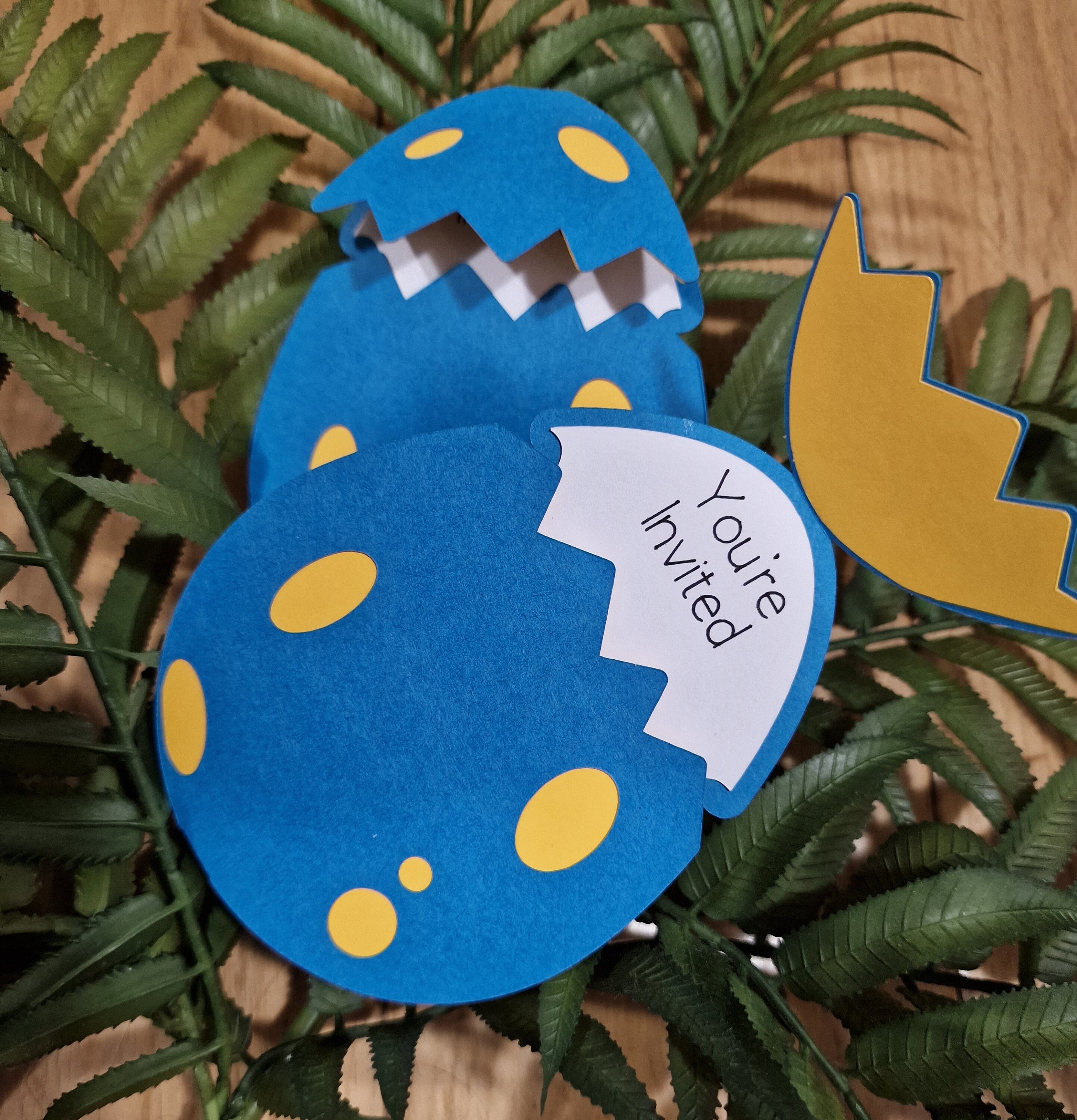 SVG ONLY - Dinosaur Egg Open up Card Style Party Invite Invitation - Etsy