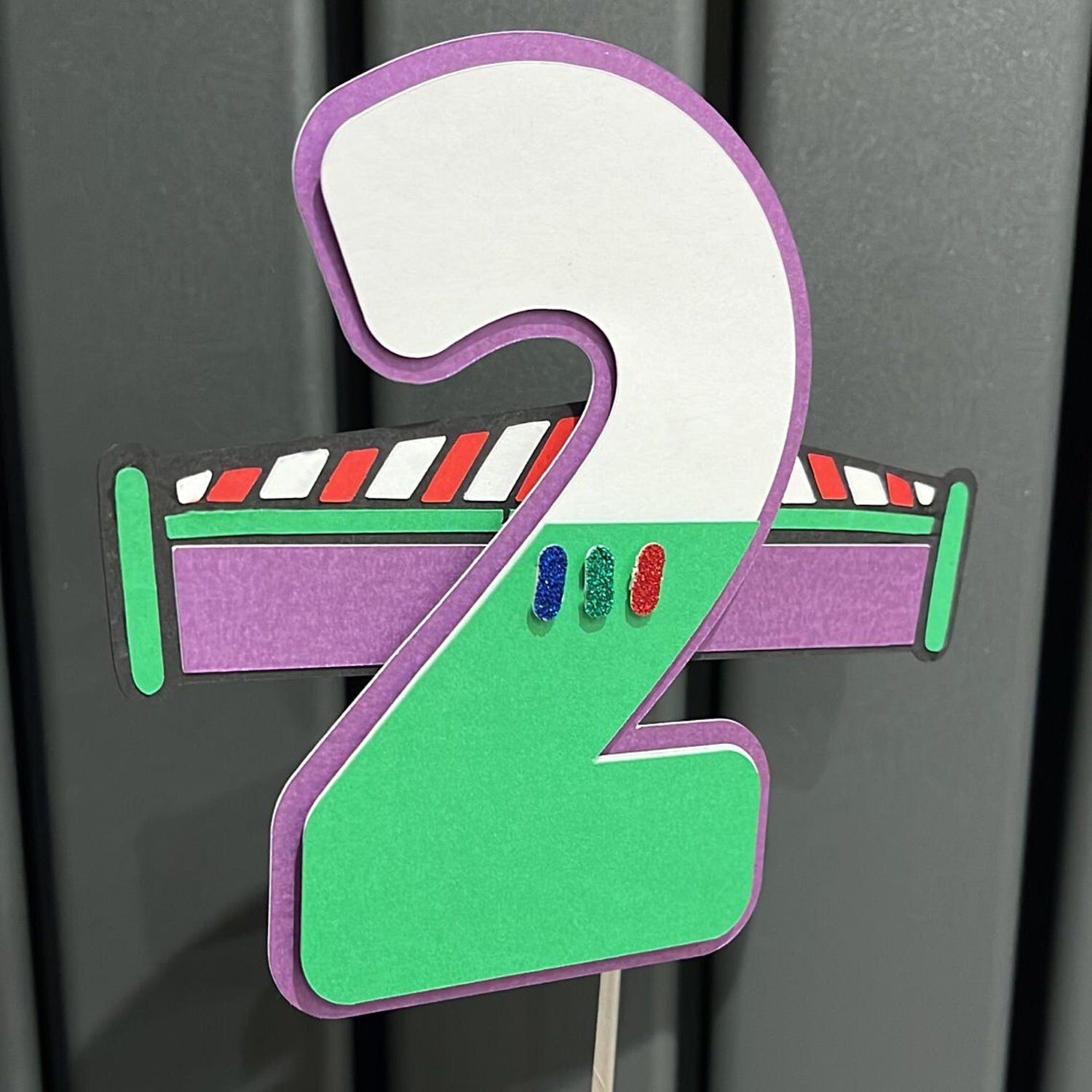 SVG ONLY - Buzz Lightyear Toy Story Style Birthday Number Age Cake ...