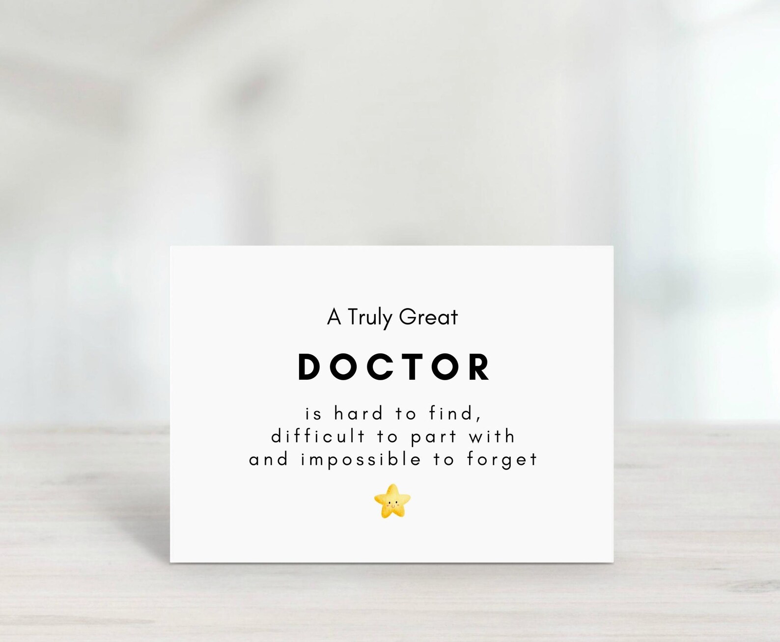 Thank You Card, for Doctor, Leaving Work, Retirement Card, Doctor ...