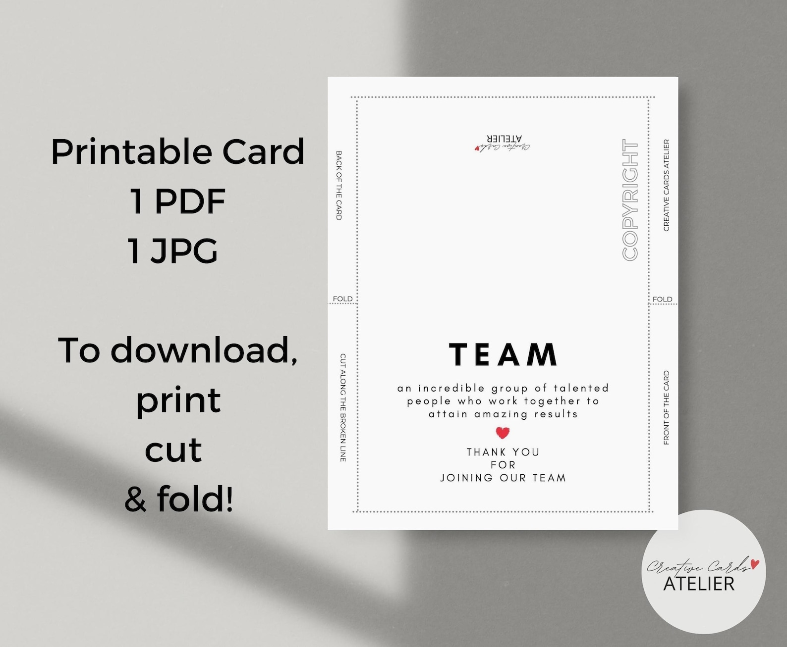 Thank You Team, Welcome to the Team Card, New Staff, Team Member, Team ...