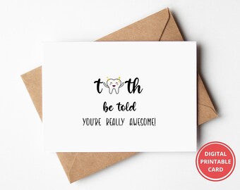 Dental Thank You Card | Etsy