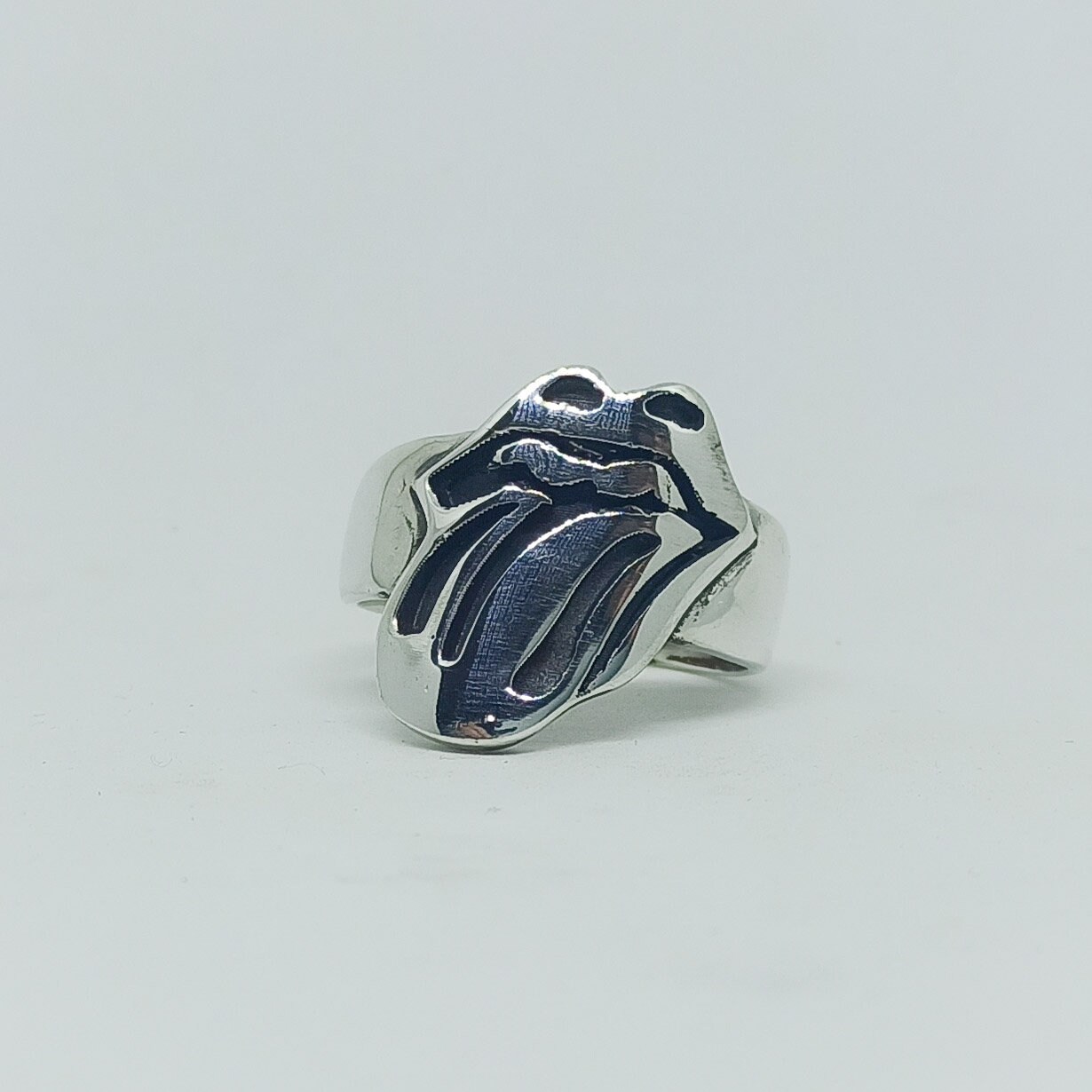Rolling Stones 925 Sterling Silver Ring solid Body Ring music Ring ...
