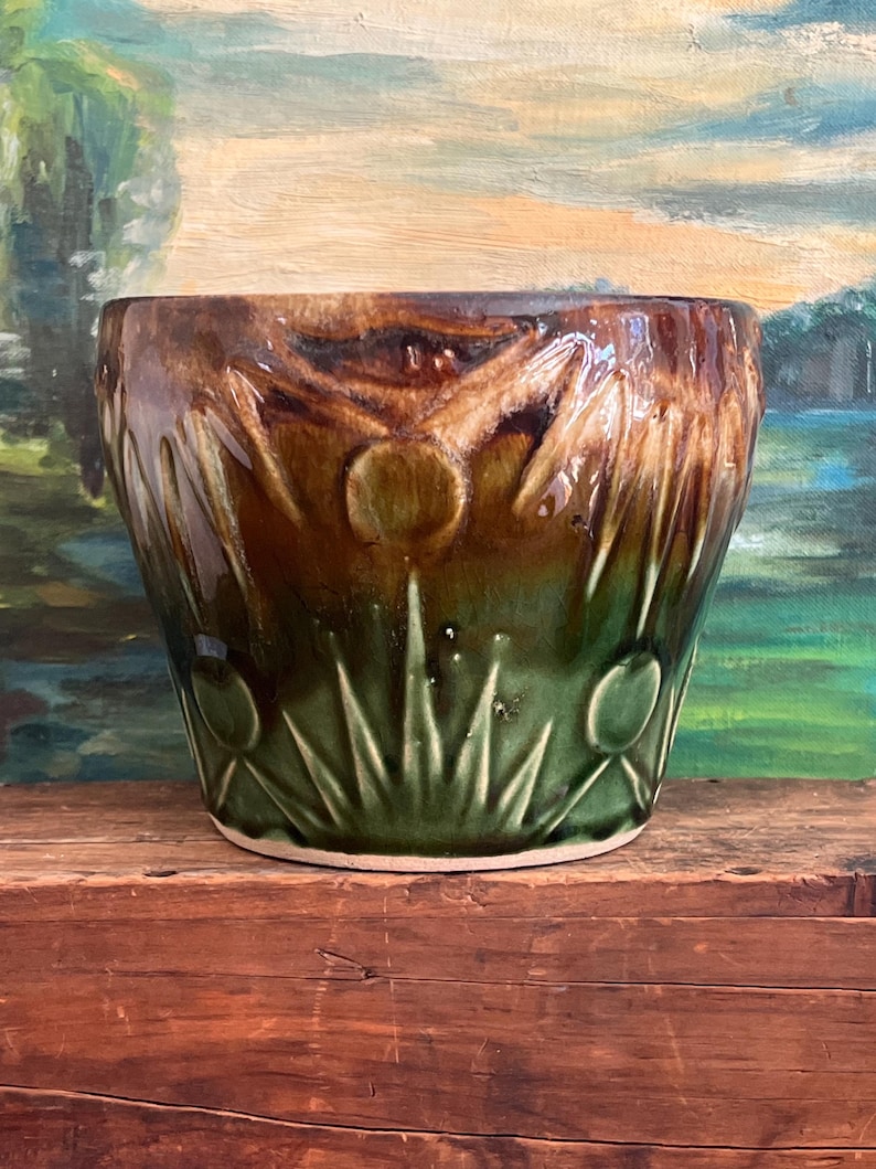 Vintage RRP Sun and Moon Planter Jardiniere - Small/medium - Etsy