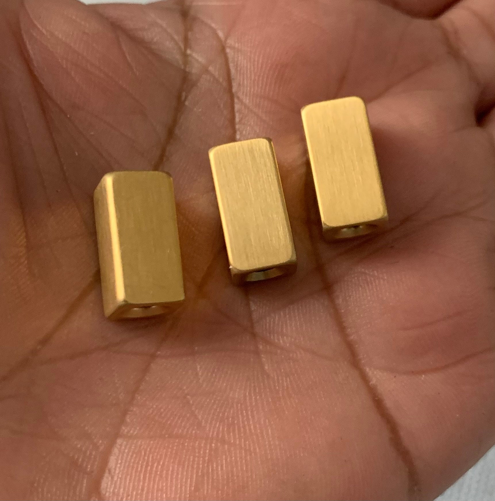 3D Stainless Steel Charm, Laser Engraved Text 1- 4 Sides Engrave Text ...