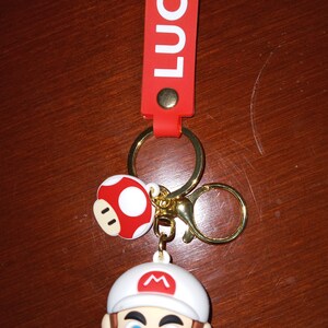 Super Mario Keychain - Brand New - Etsy
