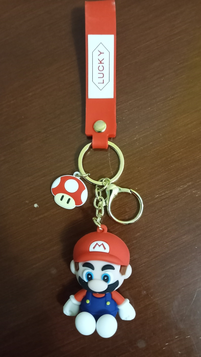 Super Mario Keychain - Brand New - Etsy