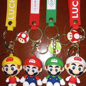 Super Mario Keychain - Brand New - Etsy